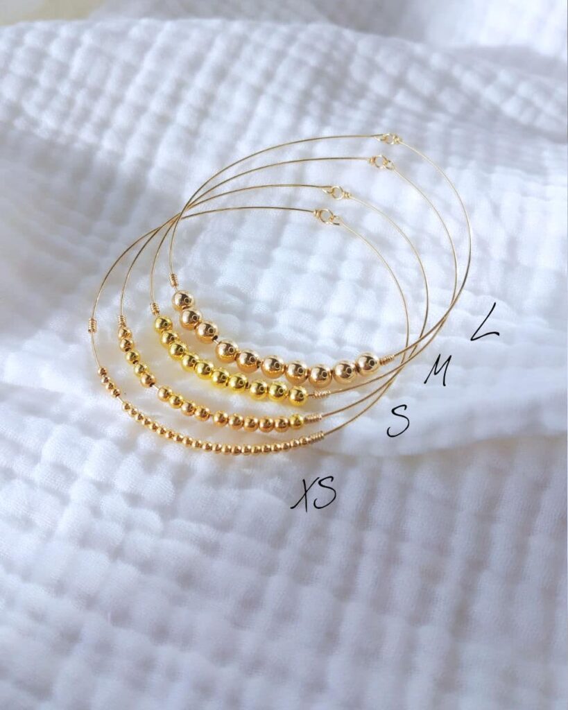 Joncs semainier ZIGGY (gold filled ou argent) – Ampersand.Shop